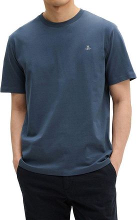 Marc O'Polo T-Shirt Herren T-Shirt 1er Pack Baumwolle Small-Logo (Packung, 1er Pack)