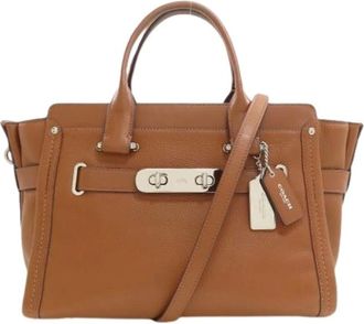 Coach Sac &agrave; main Pre-owned - Femme - Pre-owned - Brun - Taille: ONE Size