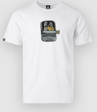 Horsefeathers Canned T-Shirt white