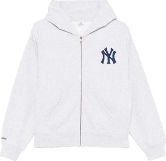 Sporty & Rich Femme, Sweatshirts et sweats &agrave; capuche, Gris, Taille: 44 FR Veste &agrave; capuche zipp&eacute;e