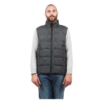 People of Shibuya Homme, Vestes, Gris, Taille: 3XL Wool Vest Prince of Wales