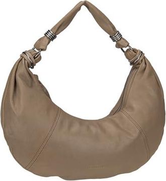 Fredsbruder Cuir sac &agrave; &eacute;paule bandouli&egrave;re Always With You Hobo Muddy Khaki taupe