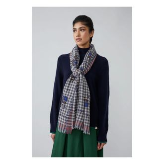 Moismont Echarpe Vichy N&deg;693 Laine Moismont