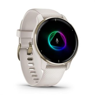 Garmin [renewed Venu 2 Plus - GPS-Fitness-Smartwatch mit BluetoothTelefonie und Sprachassistenz. Ultrascharfes 1,3 AMOLED-Touchdisplay, Fitnessfunktionen, Ga