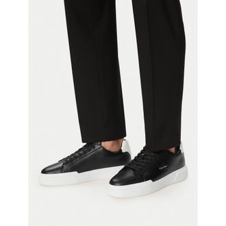 Calvin Klein Sneakers Calvin Klein Chunky Cupsole Laceup Lth YM0YM01344 Schwarz