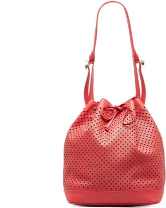 Louis Vuitton Hobo Bags - x Sofia Coppola Flore Perforated Noe - Gr. unisize - in Rot - f&uuml;r Damen