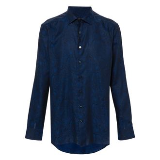 Etro Casual Chemises - Homme - Chemises - Bleu - Taille: L