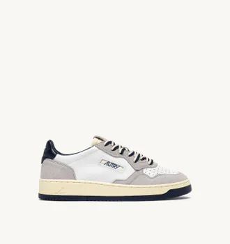 Autry BASKETS MEDALIST LOW EN DAIM ET CUIR VAPOR ET SPACE