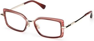 Max Mara Femme, Accessoires, Rouge, Taille: 53 MM Optical Frame