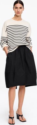 Arket Kokonf&ouml;rmiger Midirock -Schwarz