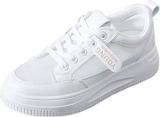 Generic Chaussures de sport pour femme - Chaussures plates tendance - Respirantes - Style r&eacute;tro - Chaussures de marche - Chaussures de s&eacute;curit&eacute; - Chaussures d