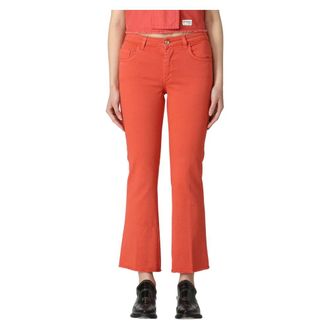 Fay Flared Jeans - - Trousers - Damen - Rot - W29