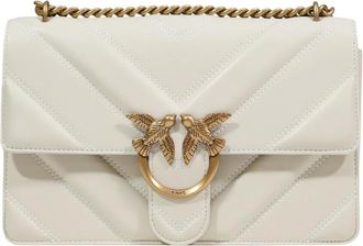 Pinko Pinko, Femme, Sacs, Beige, Taille: ONE Size Love One Classic Light DC