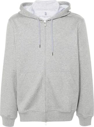 Brunello Cucinelli Herren, Sweatshirts & Hoodies, Grau, SGr&ouml;&szlig;e