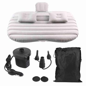 CHICIRIS Aufblasbares Autobett mit Weichem Beflocktem PVC-Material, Sicherheitsblock und Elektrischer Pumpe f&uuml;r Ruheschlaf, Reisen und Camping, Geeignet f&uuml;r di