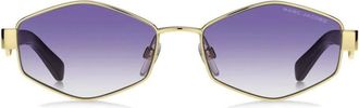 Marc Jacobs unisex, Accessoires, Jaune, Taille: 55 MM Marc 496/S Lunettes de soleil