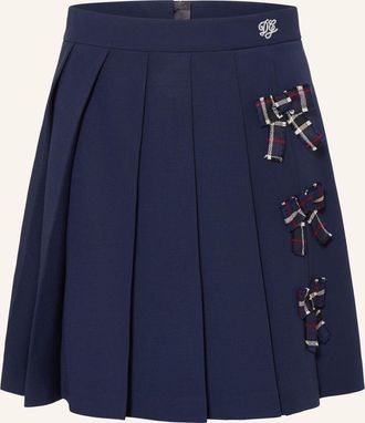 Dolce & Gabbana Faltenrock blau