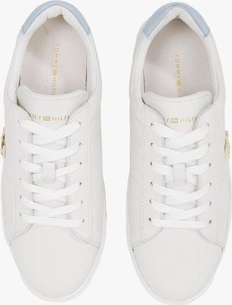 Tommy Hilfiger Weiße Ledersneaker Tommy Hilfiger