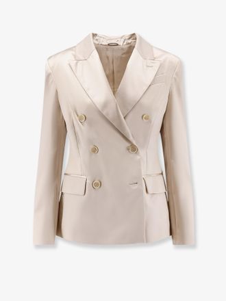 Brunello Cucinelli Double-breasted silk blazer - BRUNELLO CUCINELLI - gender_Woman