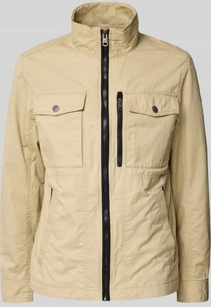 Tom Tailor Regular Fit Jacke aus reiner Baumwolle
