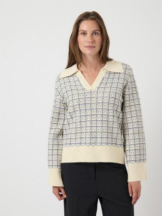 Y.A.S Strickpullover YASLIVIA LS V-NECK KNIT PULLOVER NOOS