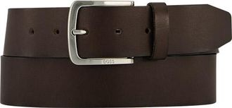 HUGO BOSS Herren G&uuml;rtel braun Glattleder