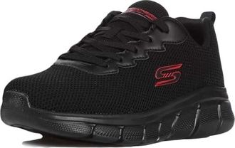 Skechers Baskets Bobs B Flex Chill Edge pour Homme, Tricot Noir, 42 EU, Tricot Noir., 42.5 EU