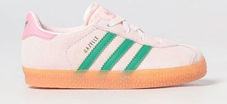 adidas Gazelle Indoor Leder-Sneakers f&uuml;r Jungen mit Klettverschluss