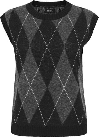 Only Onlrhombus Harlequin Vest KNT Noos