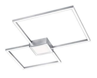 Trio Trio-Leuchten 676210307 Plafonnier, M&eacute;tal, 28 W, Nickel Mat