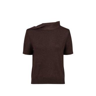 Artlove Pull manches courtes &agrave; col nou&eacute;