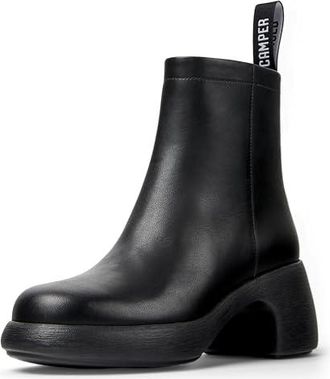 Camper Femme Thelma II K400784 Bottines zipp&eacute;es, Noir 001, 36 EU