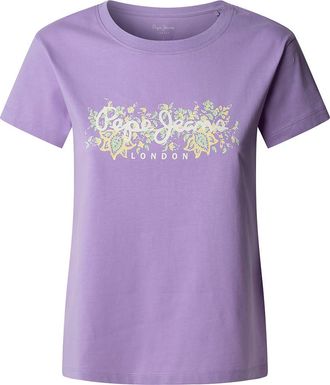 Pepe Jeans London Damen AVA T-Shirt, Violett (lila), L