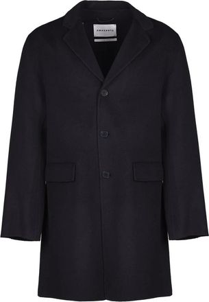 Amaranto Amar&aacute;nto, Homme, Manteaux, Noir, Taille: XL Single-Breasted Manteaux