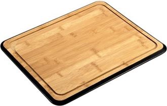 KESPER | Schneidbrett, Material: Bambus, Ma&szlig;e: 40 x 30 x 1,6 cm, Farbe: Braun, Schwarz | 58290