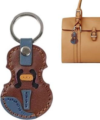 Generic Porte-clés de voiture | Kit de fabrication de porte-clés multifonction pour violon - Porte-clés léger, accessoires élégants pour sac à dos, sac décole