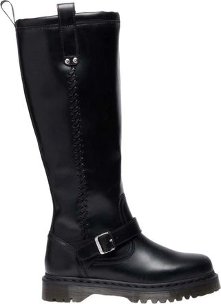 Dr. Martens Femme, Chaussures, Noir, Taille: 41 EU Anistone Bottes Biker Montantes