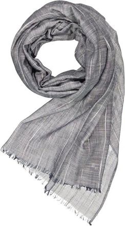 Bugatti Herren Schal grau Baumwolle