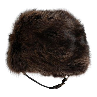 Dolce & Gabbana Brauner Pelzeimer Hut - - Accessories - Damen - Braun - 57 CM