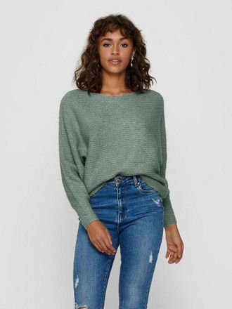 Only Strickpullover ONLDANIELLA L/S PULLOVER KNT NOOS Materialmix, regular fit