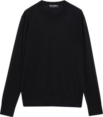 Dolce & Gabbana Homme, Pulls, Bleu, Taille: XL Pull Girocollo M/L