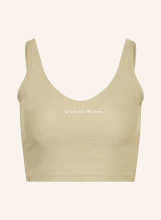 District Vision Sport-Bh Twin Layered Long Line gruen