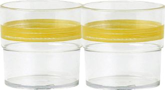 WACA 1719 Trinkbecher Kunststoffbecher 230 ml Dm 75 mm, Farbe:Bistro gelb