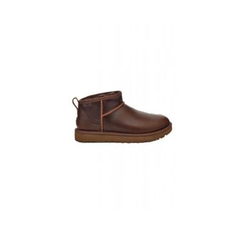 UGG Ugg, Femme, Chaussures, Brun, Taille: 38 EU Classic Ultra Mini Leather Regen