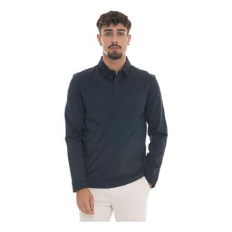 HUGO BOSS Homme, Tops, Bleu, Taille: XL Polo &agrave; Micro Imprim&eacute; Carreaux