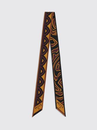 Pucci Foulard bandeau en soie &agrave; imprim&eacute; g&eacute;om&eacute;trique Fiamme et Baiadera