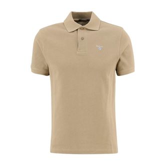 Barbour Homme, Tops, Beige, Taille: 2XL Polo Piqu&eacute; Tartan