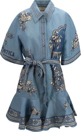 Alemais Femme, Robes, Bleu, Taille: 36 FR Villa Romantica Mini Shirtdress