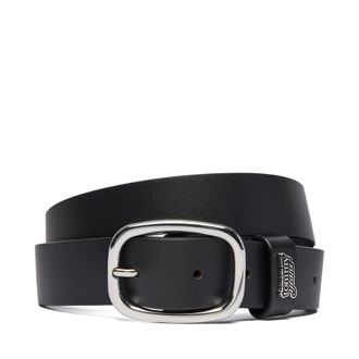 Tommy Jeans G&uuml;rtel Tommy Jeans Tjw Oval 3.0 Buckle AW0AW18812 Schwarz