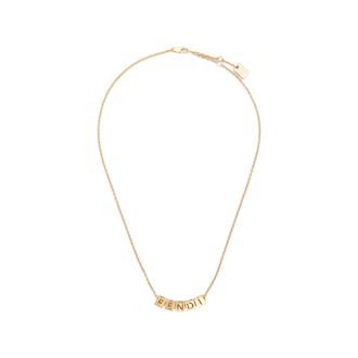 Fendi Logo-dice Pendant Necklace